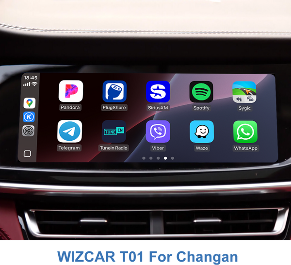 Changan CS85 CS95 CS35 Hunter ALSVIN WIZCAR T01 Google Waze Map Spotif